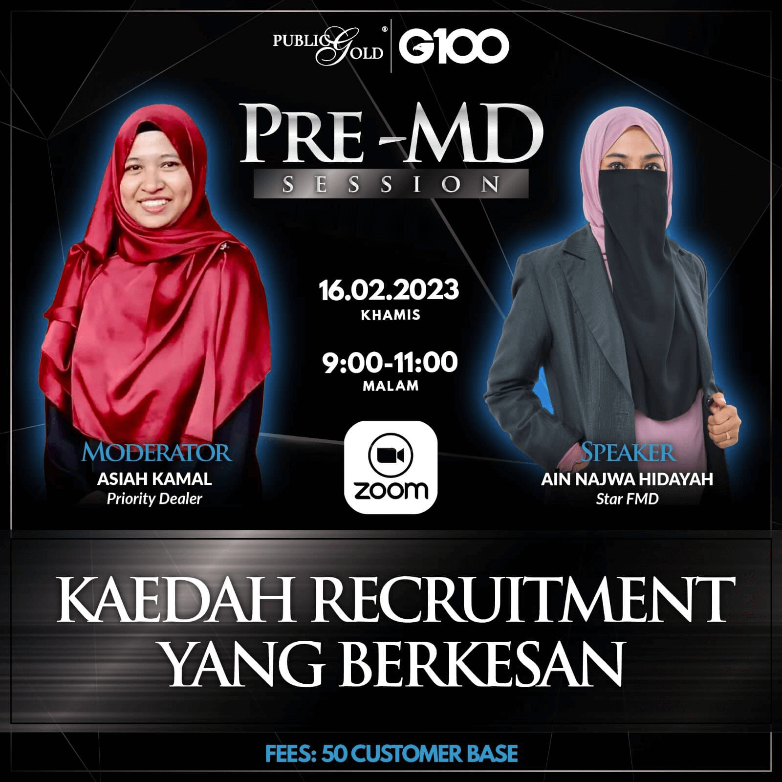 Pre-MD Session - G100