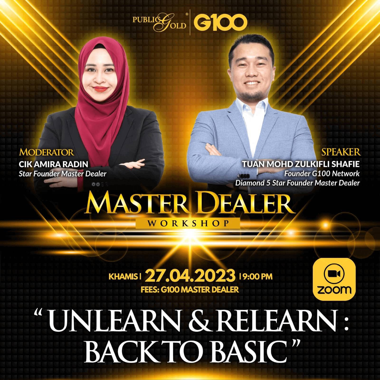 Master Dealer Workshop - G100