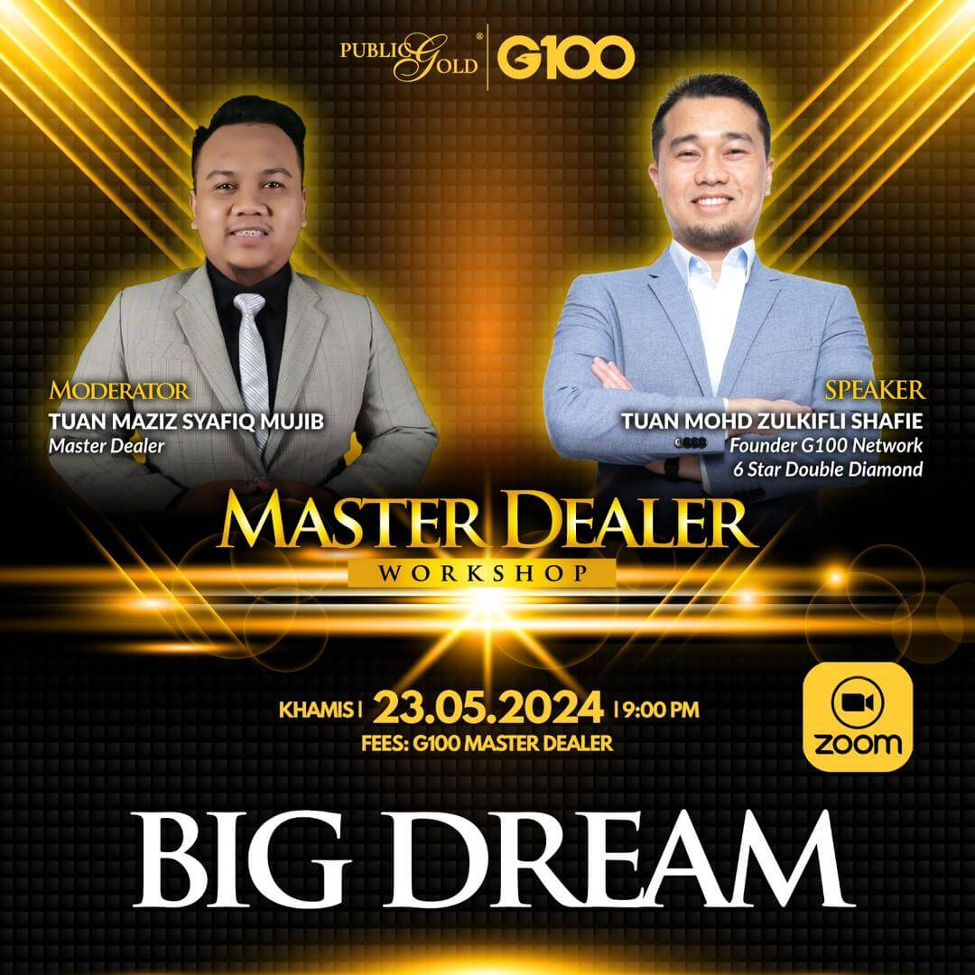 Master Dealer Workshop - G100